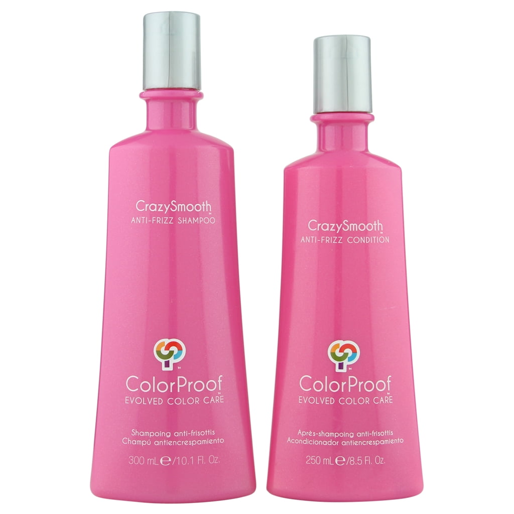 ColorProof CrazySmooth Anti-Frizz Shampoo 10.1 oz & Conditioner 8.5 oz ...