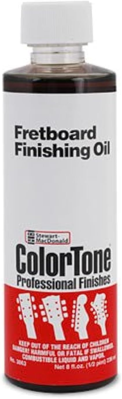 ColorTone Fretboard Oil, Bridge Finishing Oil, 8-Ounce Bottle | Cleans ...