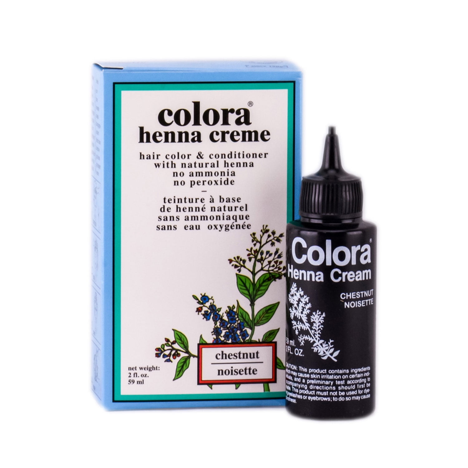 Colora Henna Creme Chestnut Hair Color 2 Oz., Pack of 3 - Walmart.com