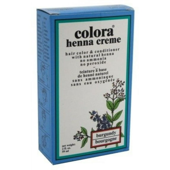 Colora Henna Creme Hair Color Burgundy, 2 oz - Walmart.com