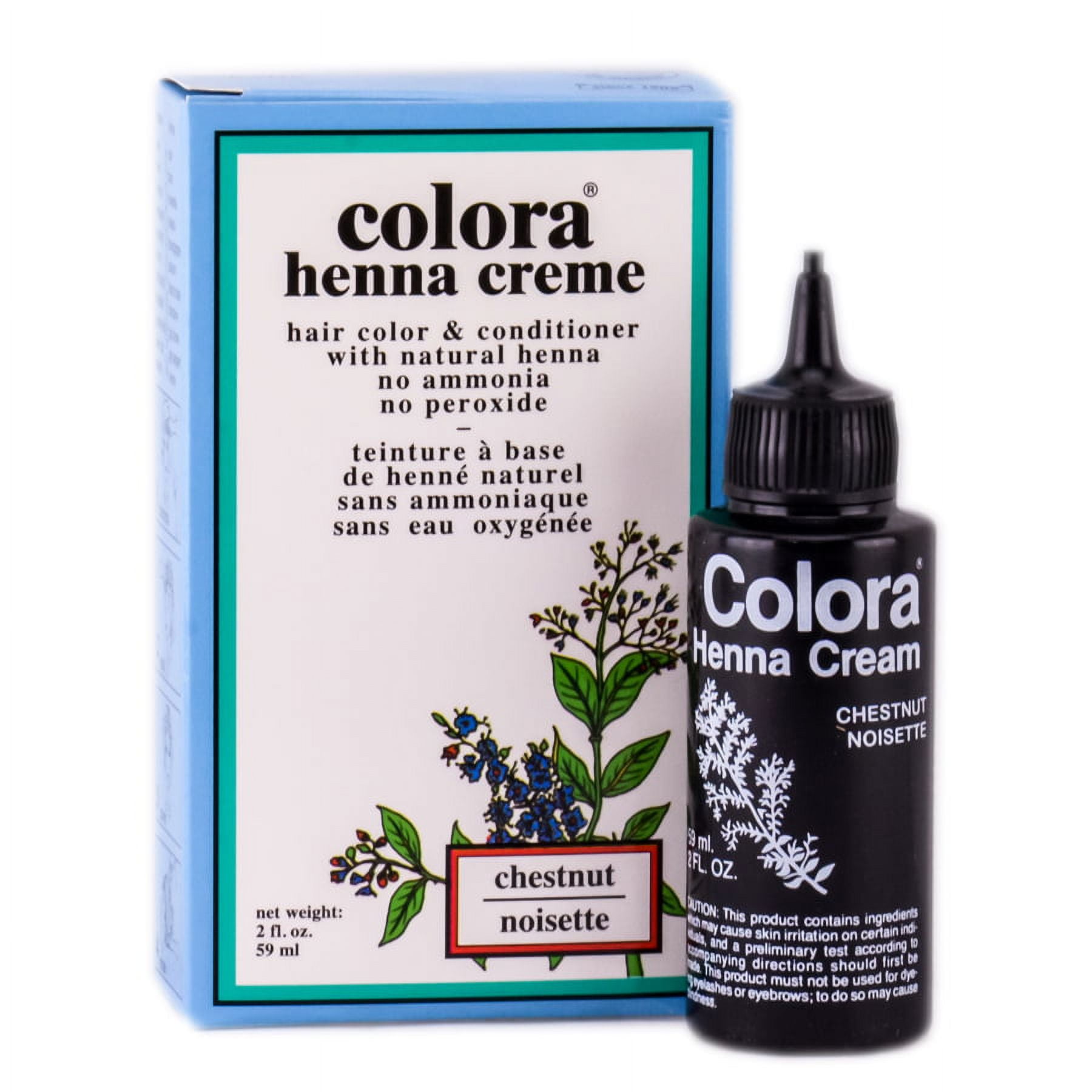 Colora Henna Creme Chestnut Hair Color, 2 oz - Walmart.com