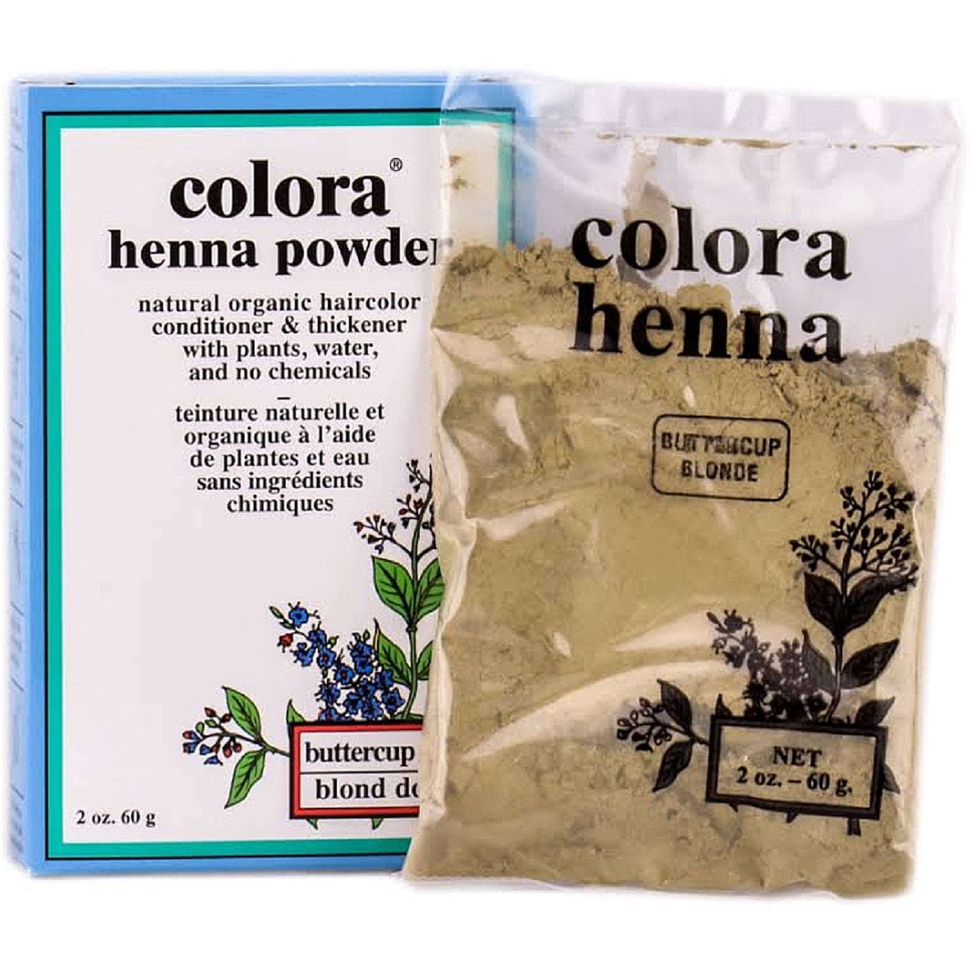 Colora Henna Powder Hair Color [ BUTTERCUP BLONDE ] 2 Oz. * BEAUTY TALK ...