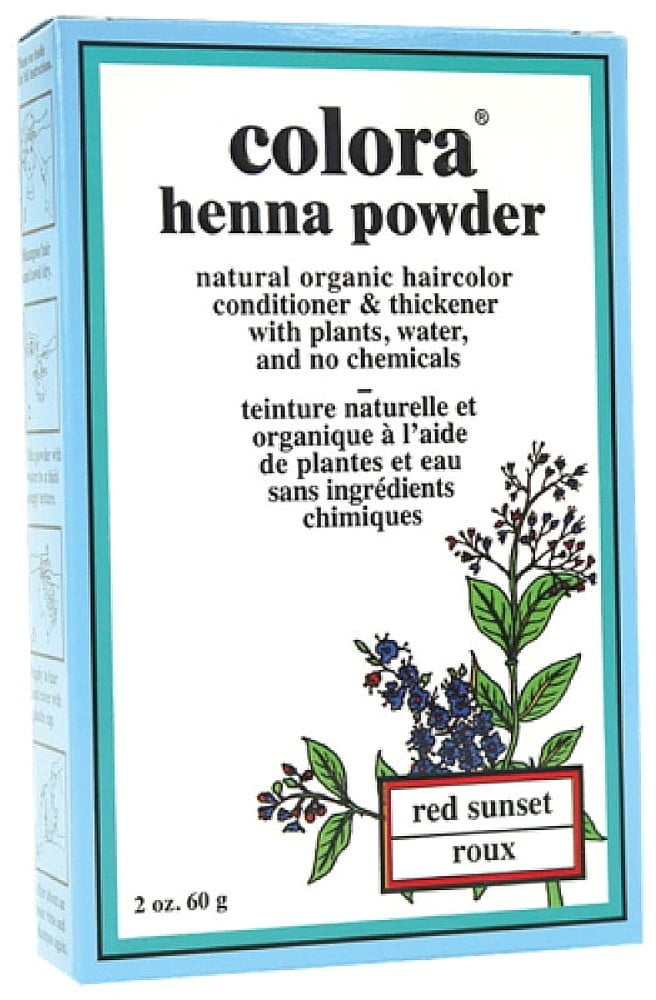 Colora Henna Powder Natural Hair Color & Conditioner, Highlights ...