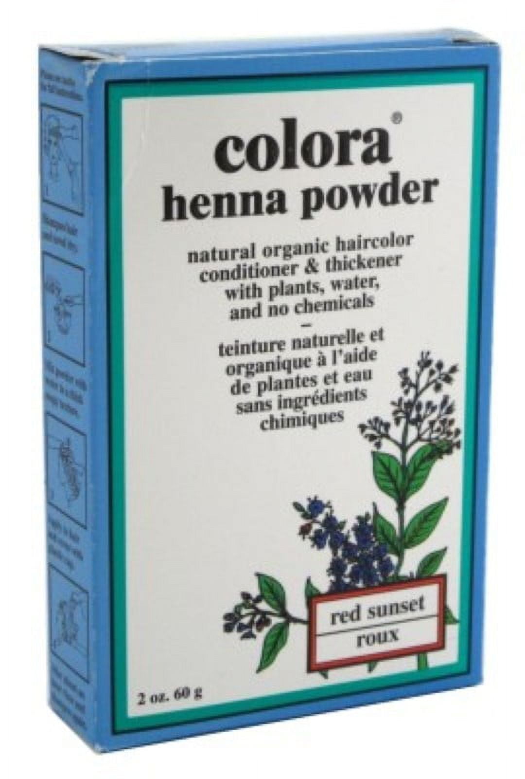 Colora Henna Powder Hair Color Red Sunset 2oz (Pack of 3) - Walmart.com