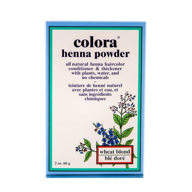 Colora Henna Powder Hair Color Wheat Blonde, 2 Oz, Pack of 2 - Walmart.com