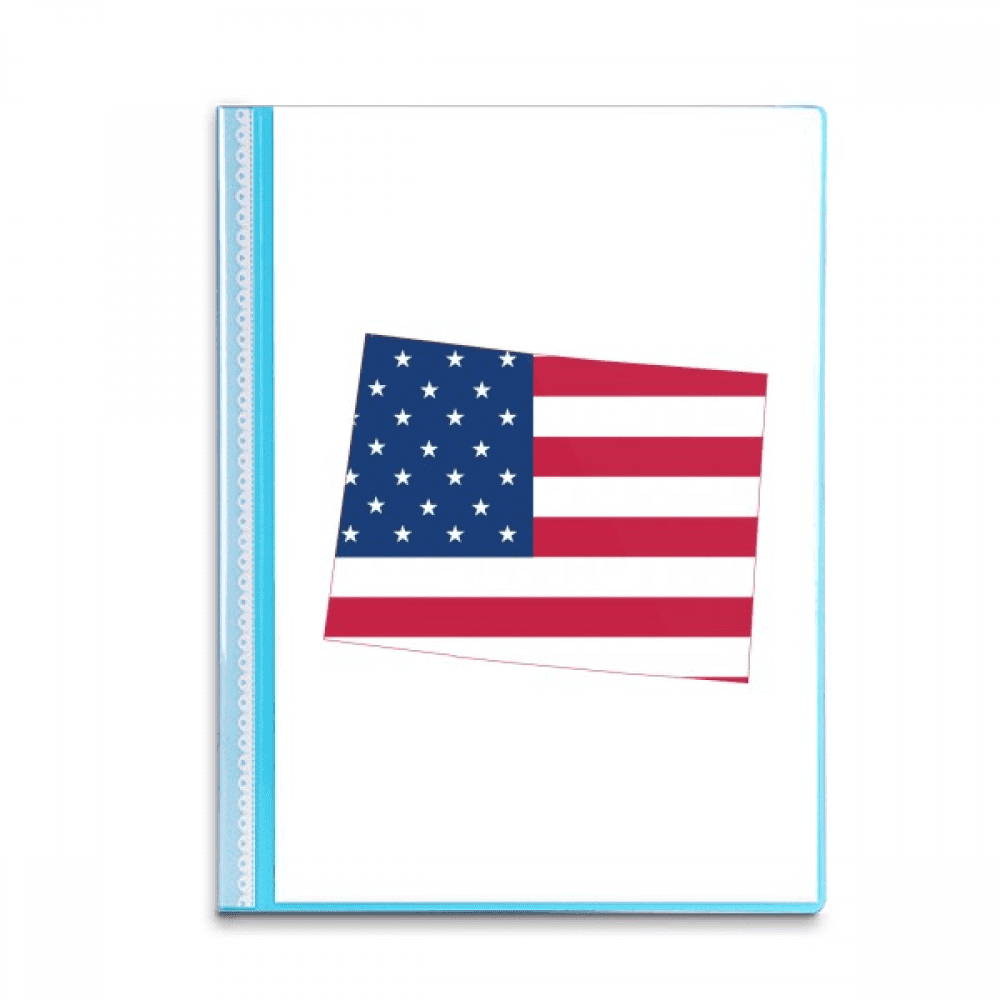 Colorado America Map Stars Stripes Flag Book Sheet Protectors Portfolio ...