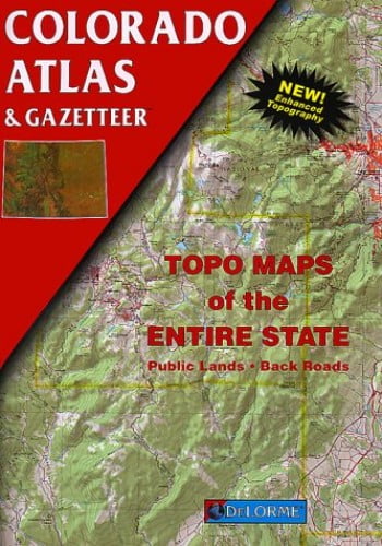 Pre-Owned Colorado Atlas and Gazetteer: Topographical Maps of the ...