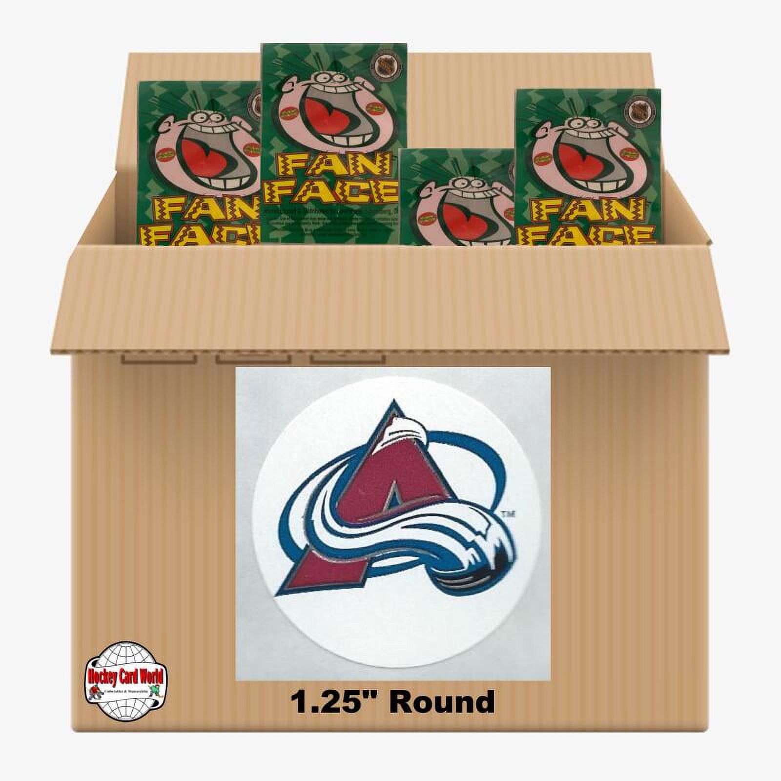 Colorado Avalanche 1150 pack case - 4 Logos pack - 4600 Stickers ...