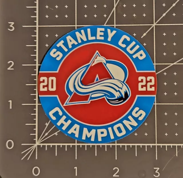 Colorado Avalanche 2022 Stanley Cup Champions Sticker Phone Decal Water ...