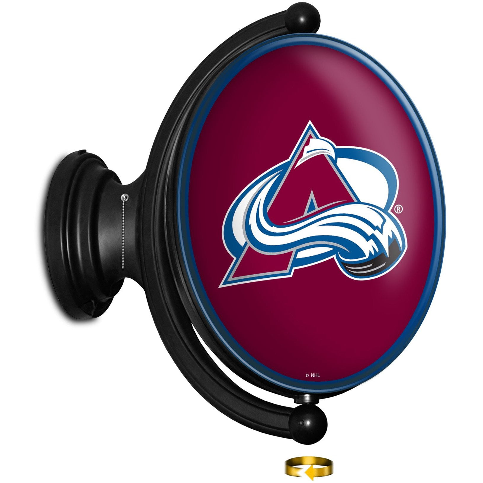 Colorado Avalanche 23'' x 21'' Illuminated Rotating Wall Sign - Walmart.com