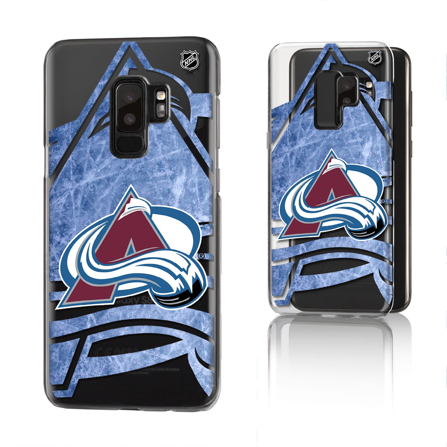 Colorado Avalanche Galaxy Clear Ice Case - Walmart.com