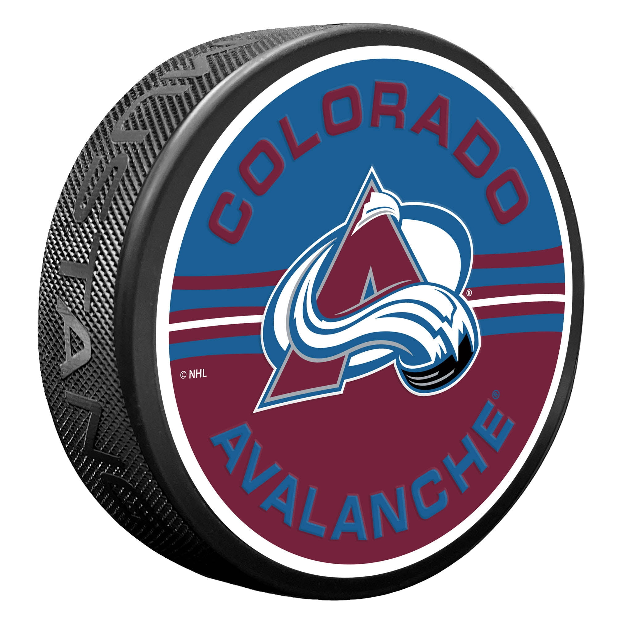 Colorado Avalanche Half and Half Puck - Walmart.com