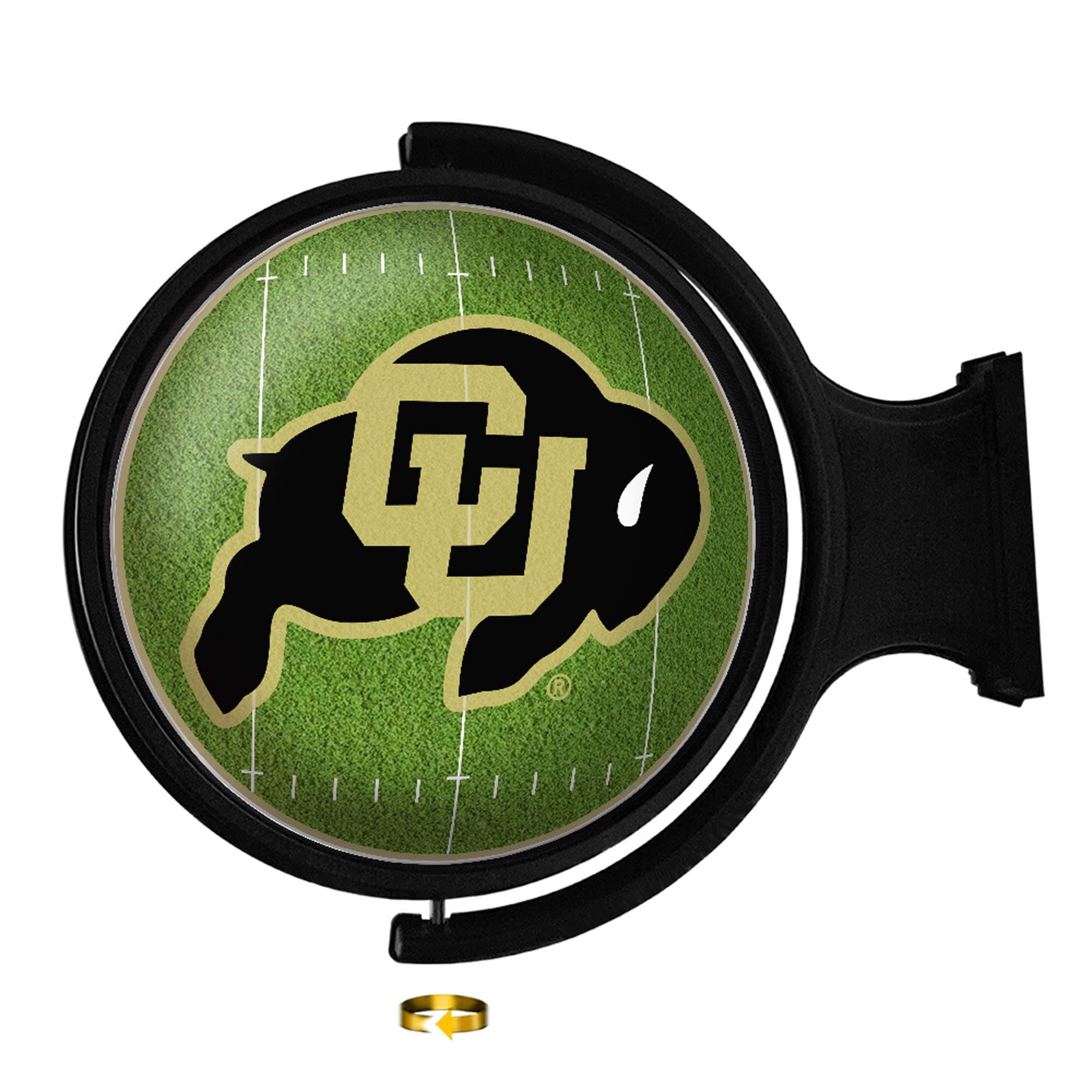 Colorado Buffaloes Football 21'' x 23'' Rotating Lighted Wall Sign ...