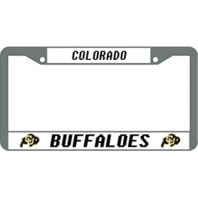 Colorado Buffaloes License Plate Frame Chrome Special Order - Walmart.com