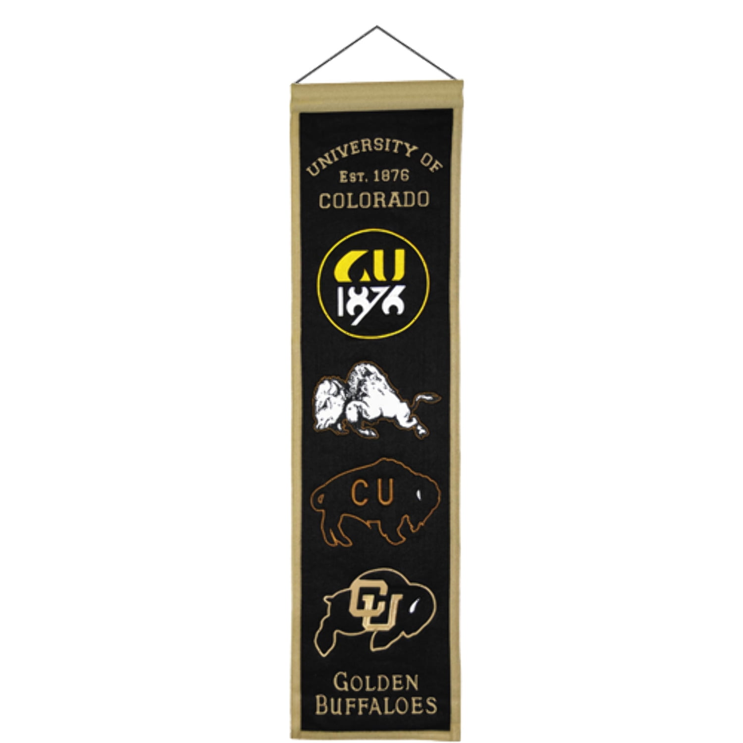 Colorado Buffaloes Logo Evolution Heritage Banner - Walmart.com