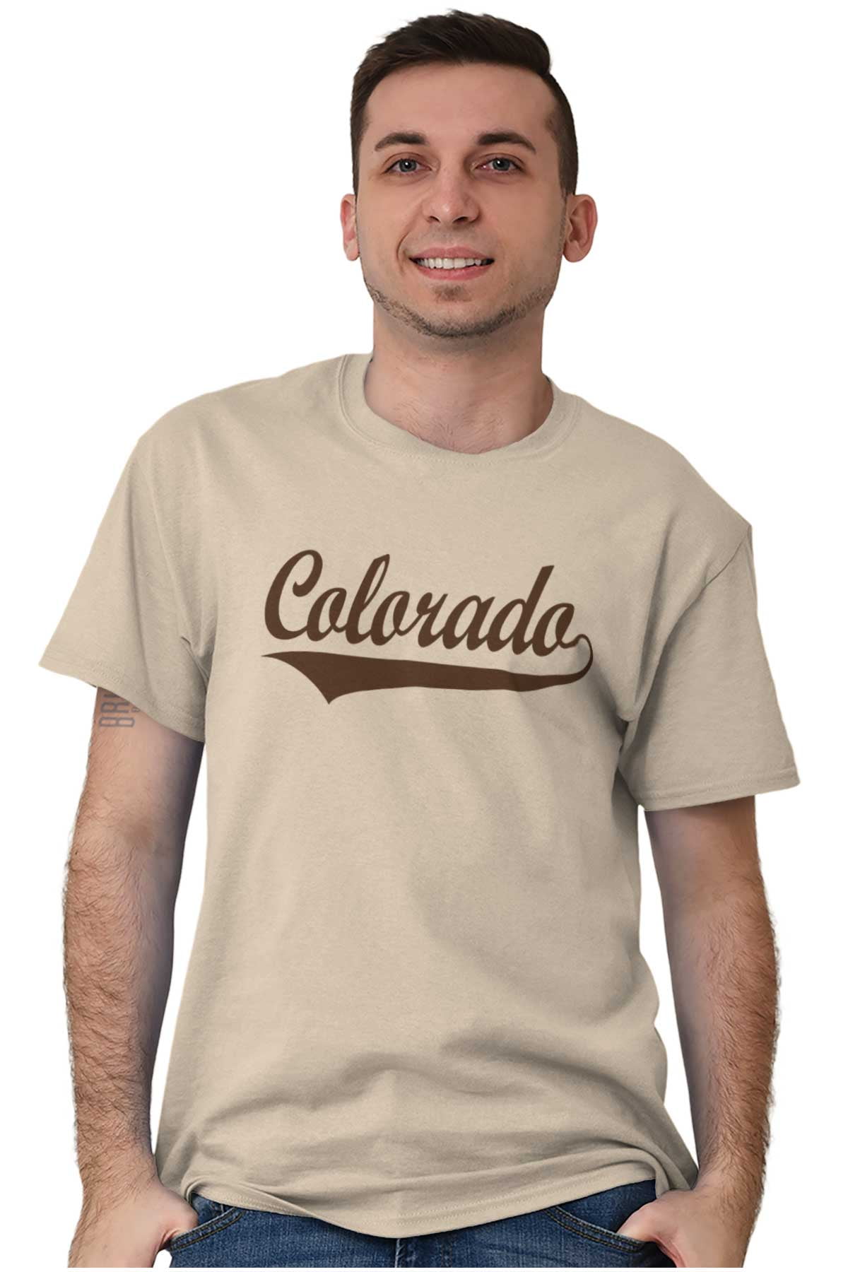 Colorado CO Classic Athletic Script Unisex Plus Size Graphic Tee Brisco ...