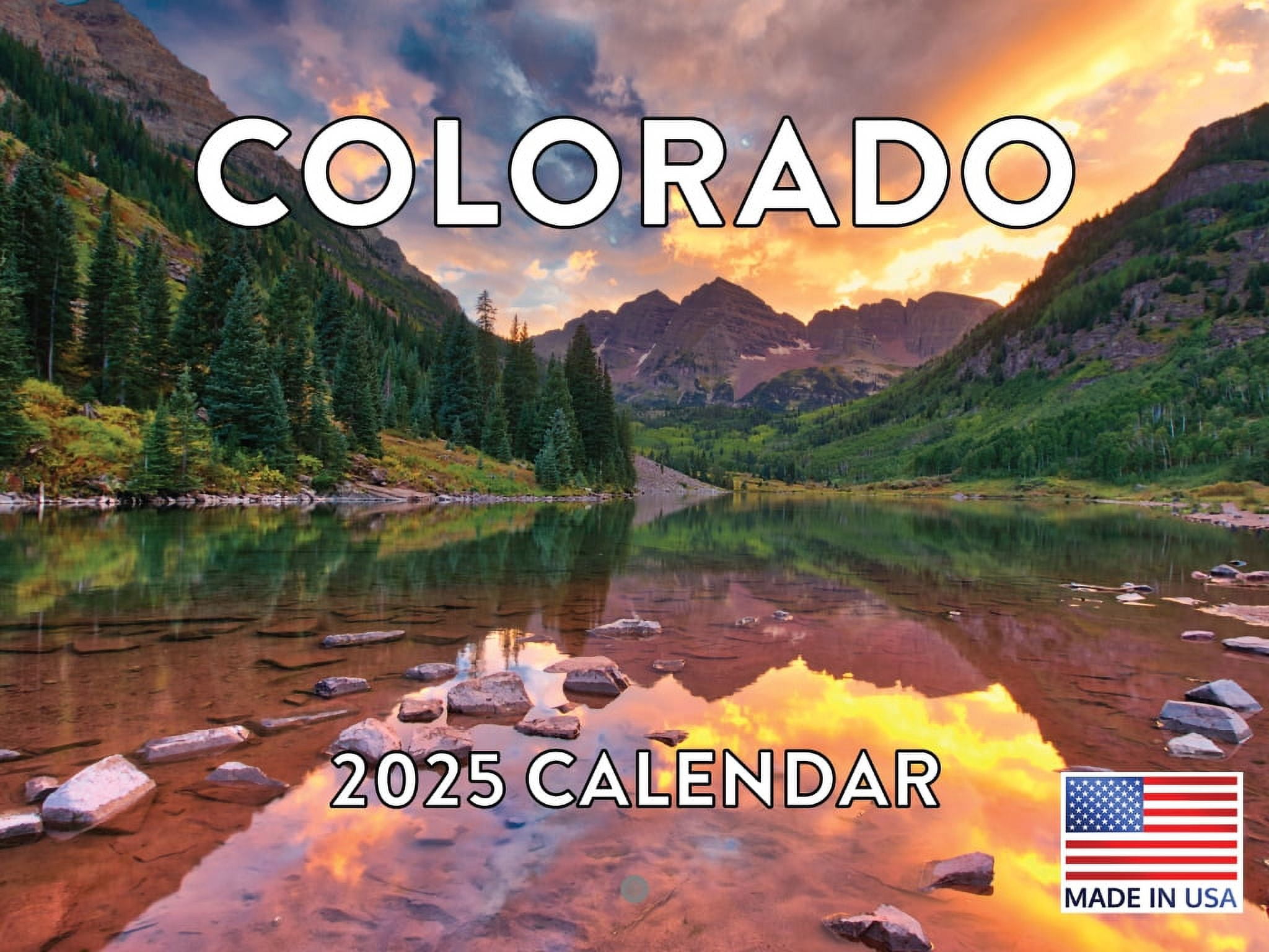 Colorado Calendar 2025 Monthly Wall Calender 12 Month | American Made ...