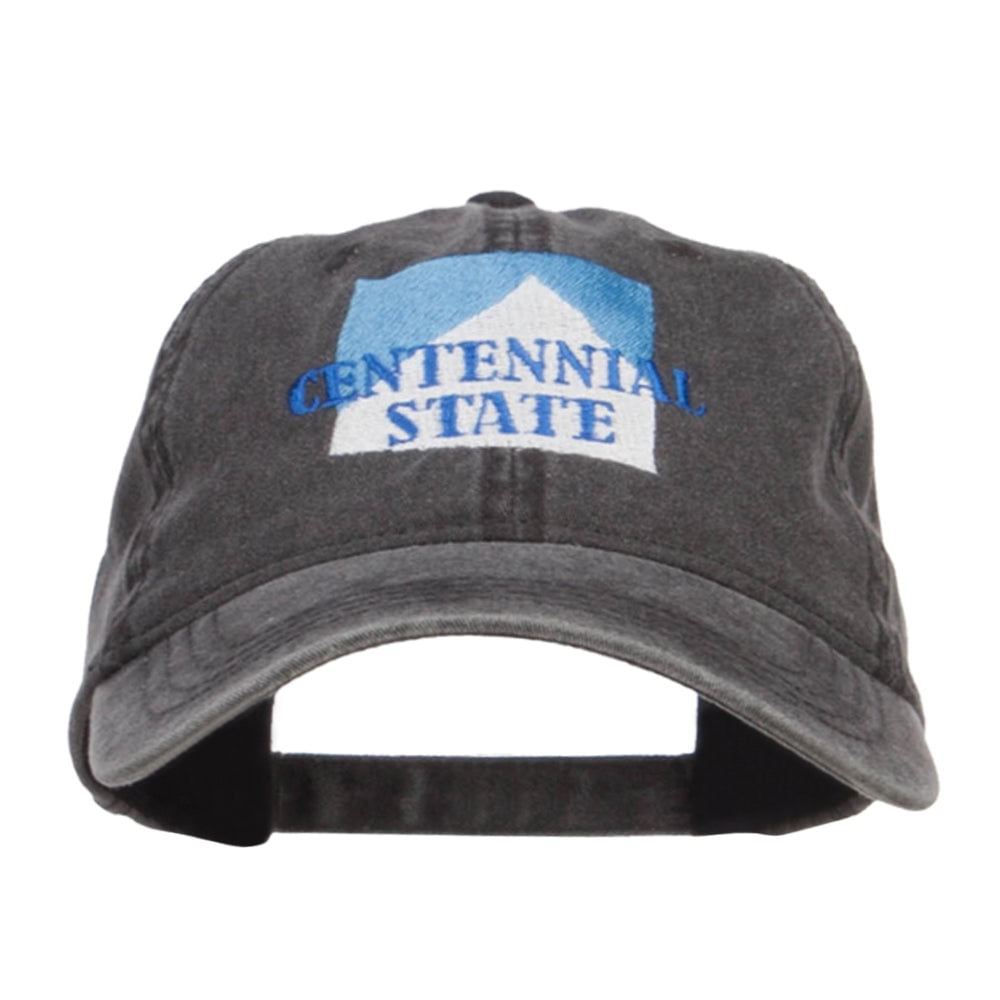 Colorado Centennial State Embroidered Cap - Black OSFM - Walmart.com