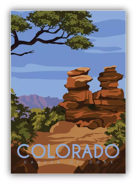 Colorado City Usa Retro Sticker Phone Decal Water Bottle Stickers Car ...