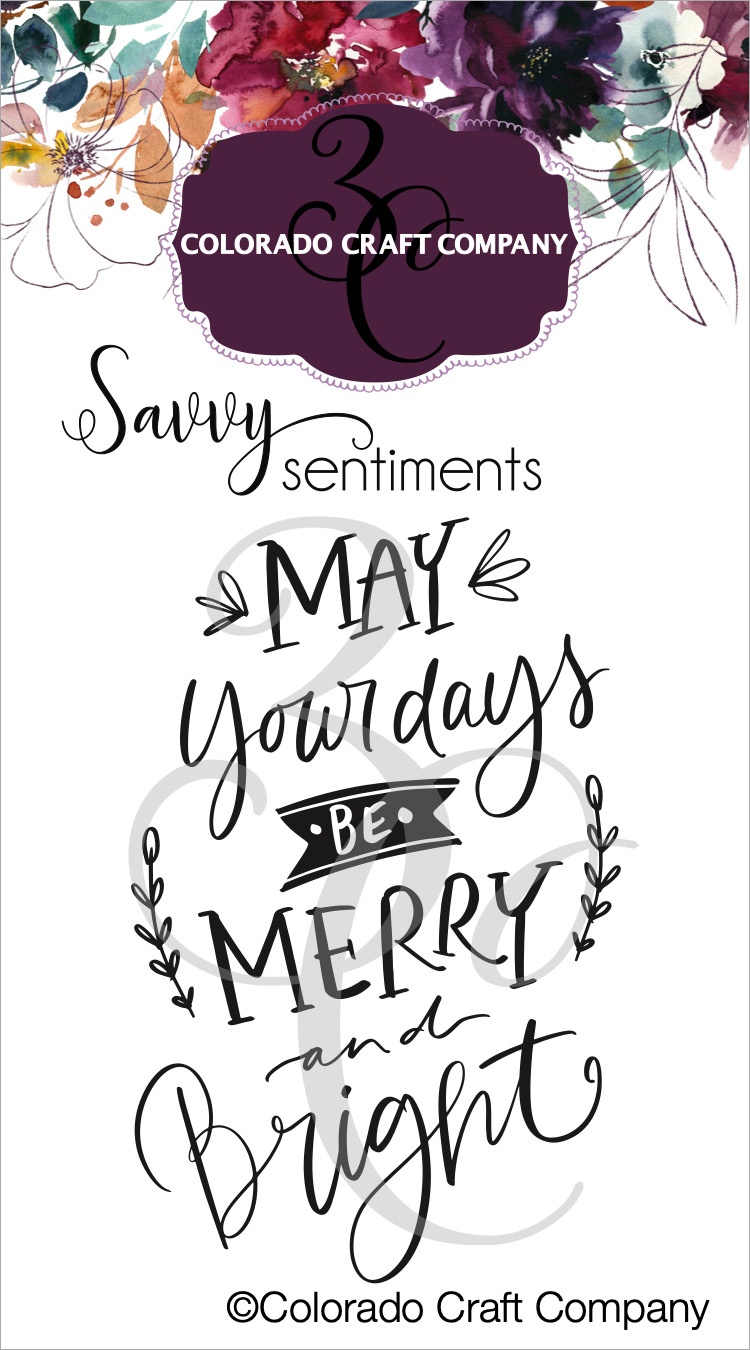 Colorado Craft Company Merry & Bright Mini-Savvy Sentiments - Walmart.com