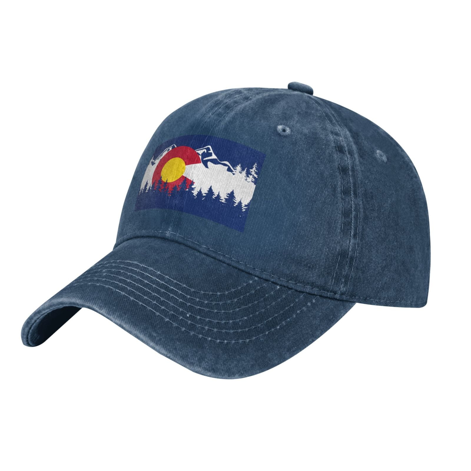 Colorado Flag Cowboy Hat Baseball Hat Trucker Hat For Men Women Retro ...