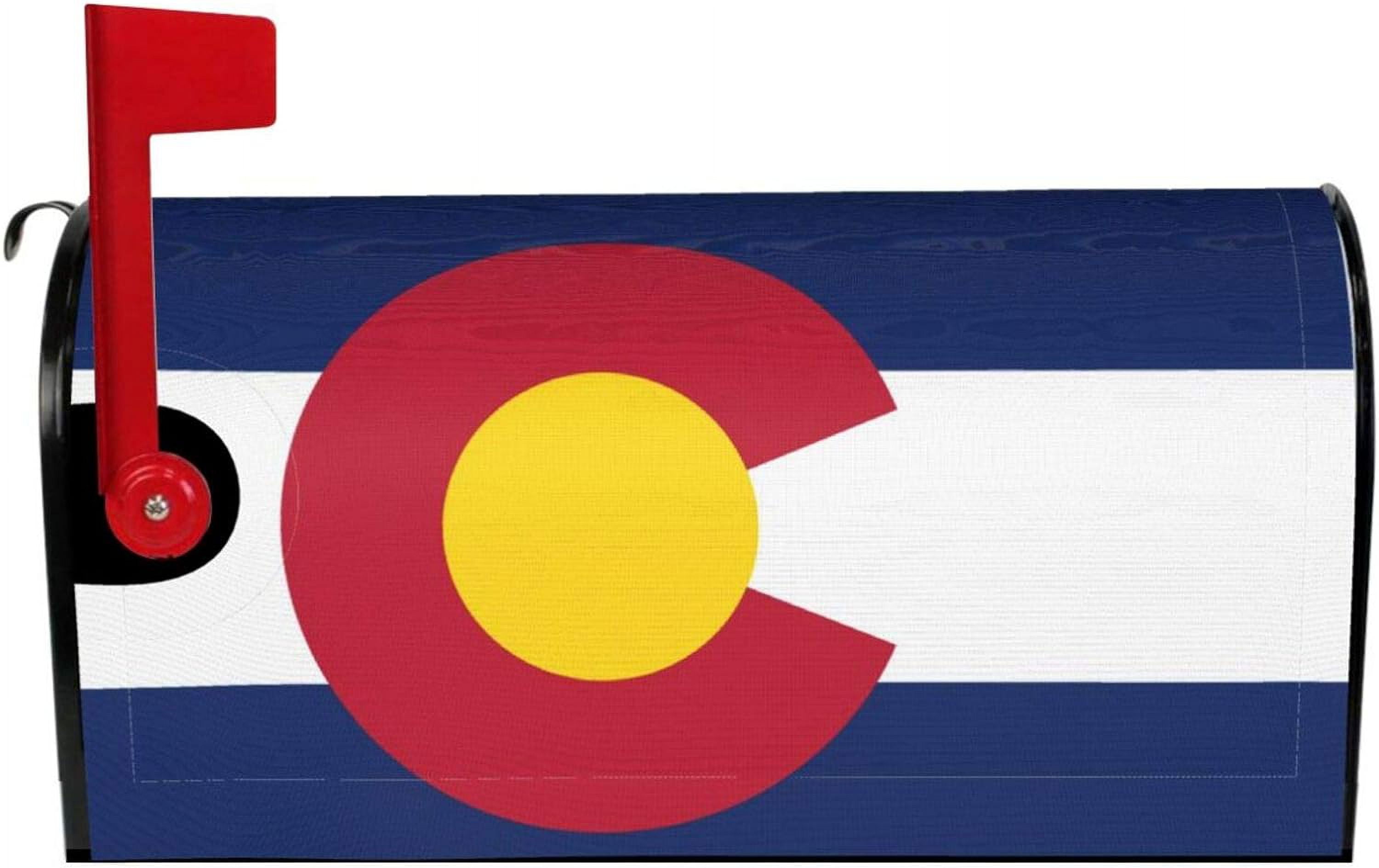 Colorado Flag Mailbox Cover Mailbox Wraps, Waterproof Mailbox Covers ...
