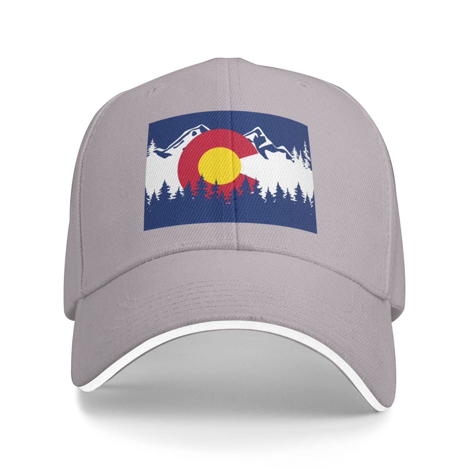 Colorado Flag Unisex Sandwich Cap Classic Baseball Capunisex Adjustable ...