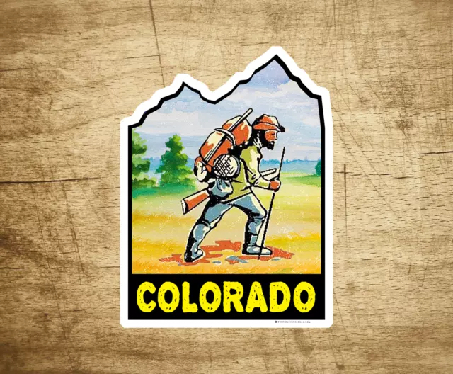 Colorado Hiking Sticker Decal Hiker Vail Boulder Breck Aspen Phone ...