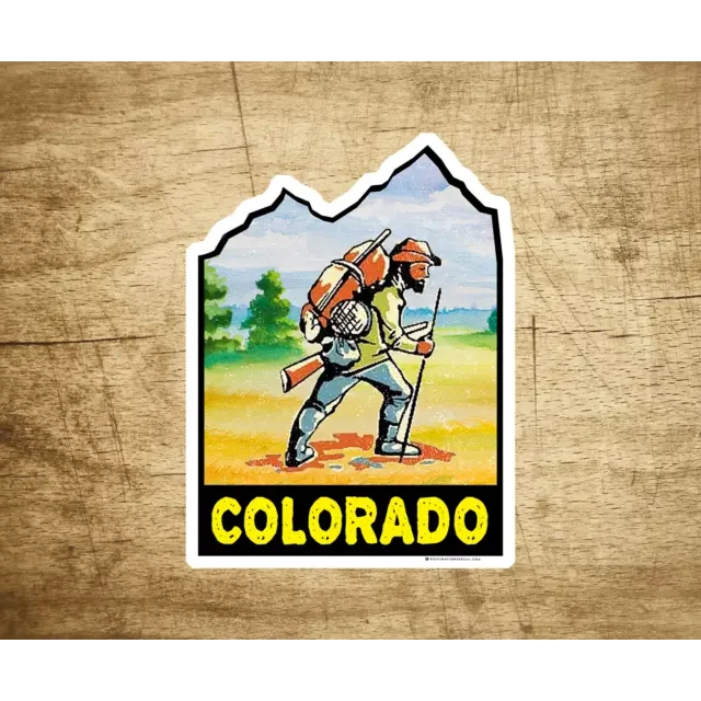 Colorado Hiking Sticker Decal Hiker Vail Boulder Breck Aspen Phone ...