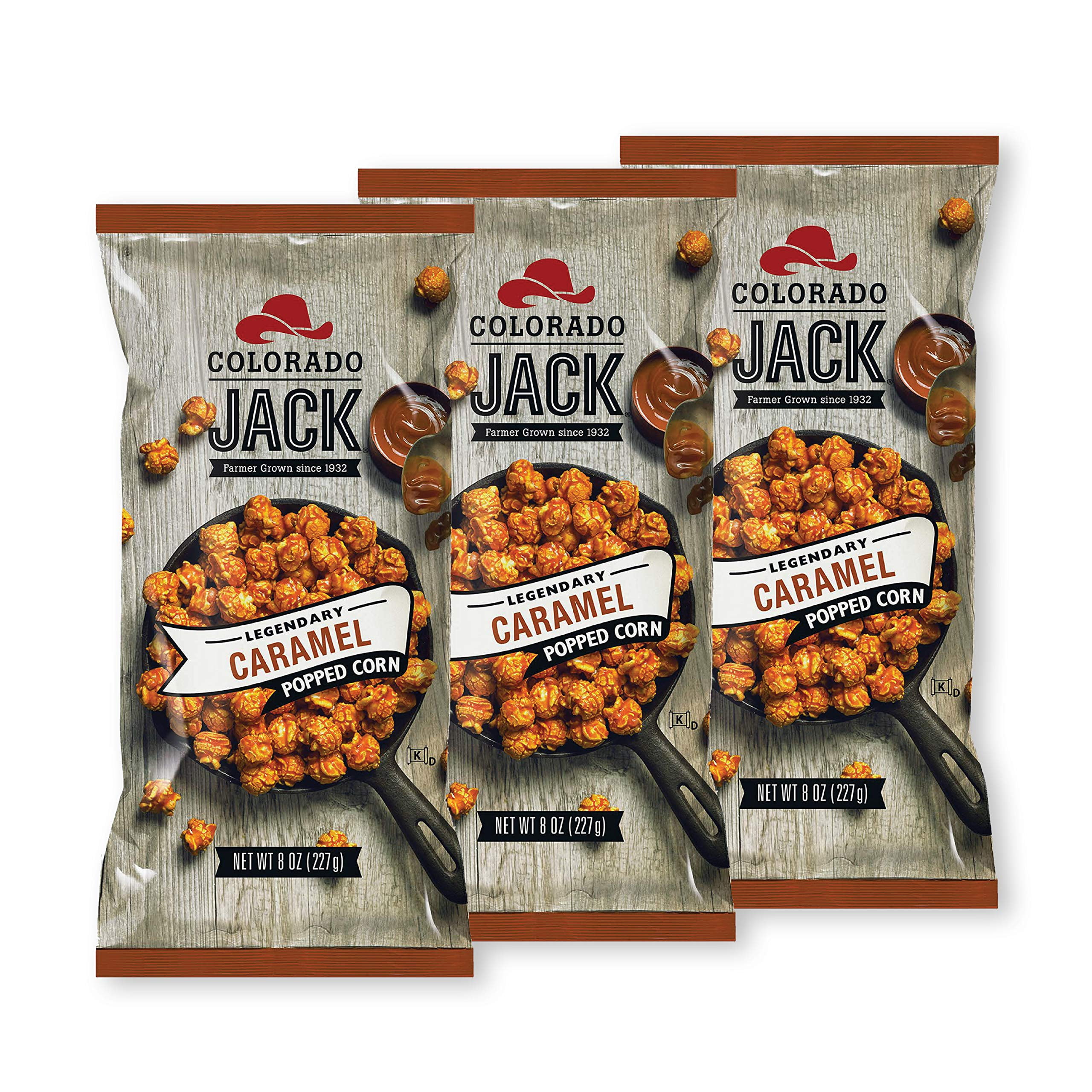 Colorado Jack Gourmet Caramel Popcorn: MDA05 Real Butter & Vanilla ...