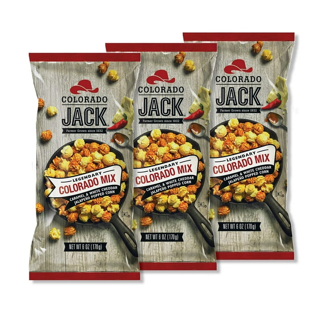 Colorado Jack Popcorn Colorado YYF14 Mix, Jack’s Mix of Caramel, White ...