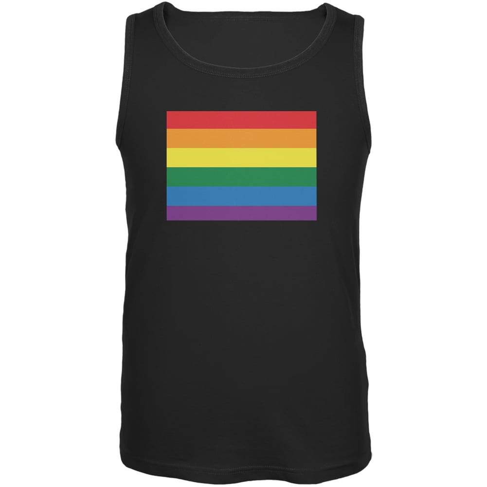 Colorado LGBT Gay Pride Rainbow Black Adult Tank Top - Small - Walmart.com
