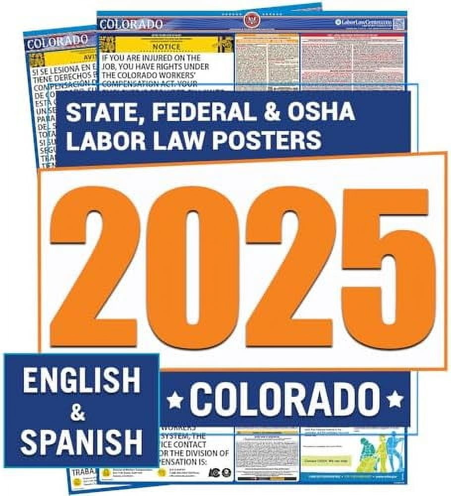 Colorado Labor Law Poster 2025- State, Federal, OSHA Compliant ...