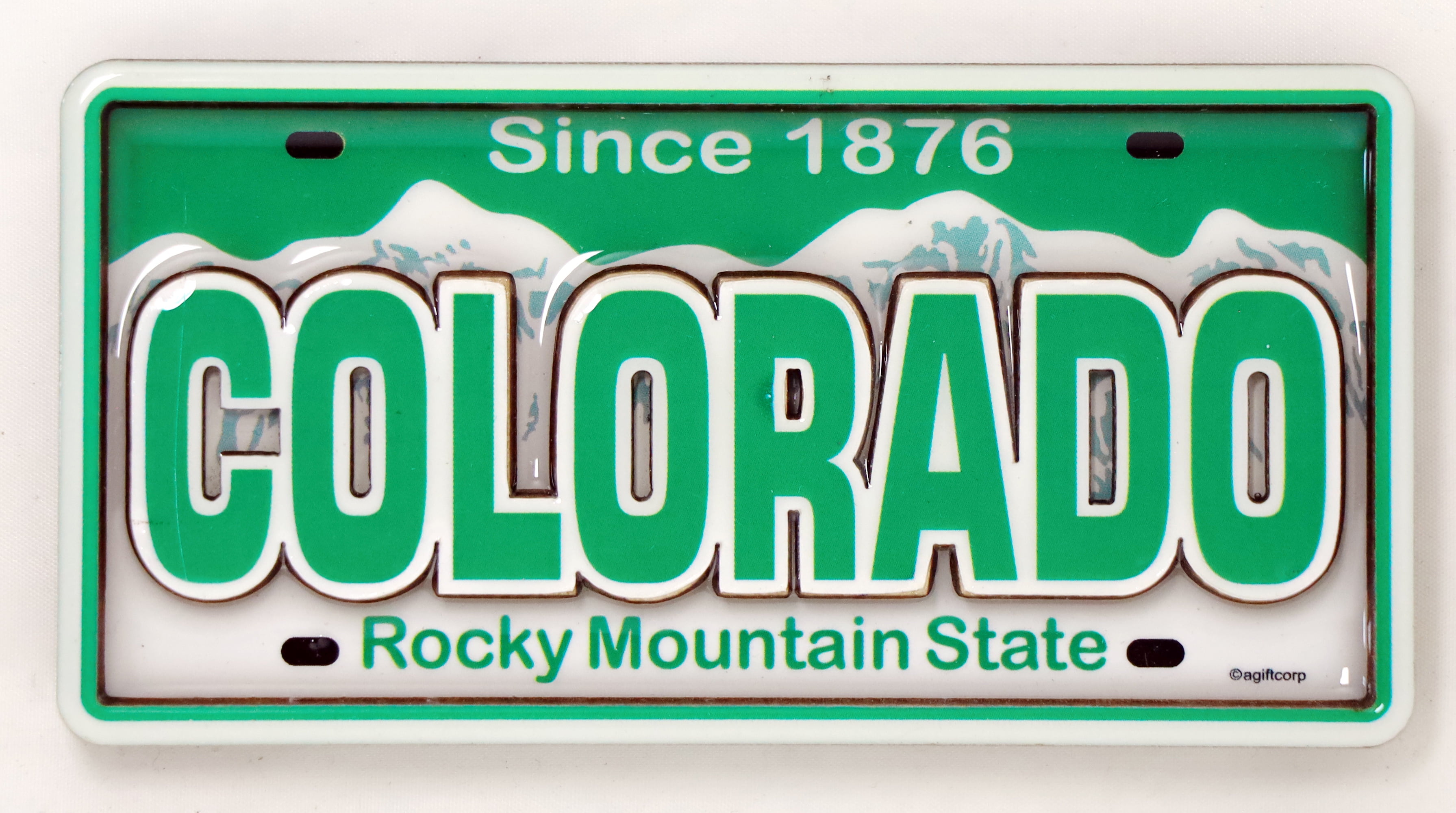 Colorado License Plate Dual Layer MDF magnet - Walmart.com