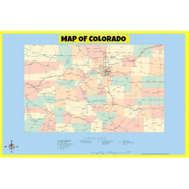 20x30 Map of South America - Laminated Wall Map Poster Print Perfect for Classrooms and Homes ...