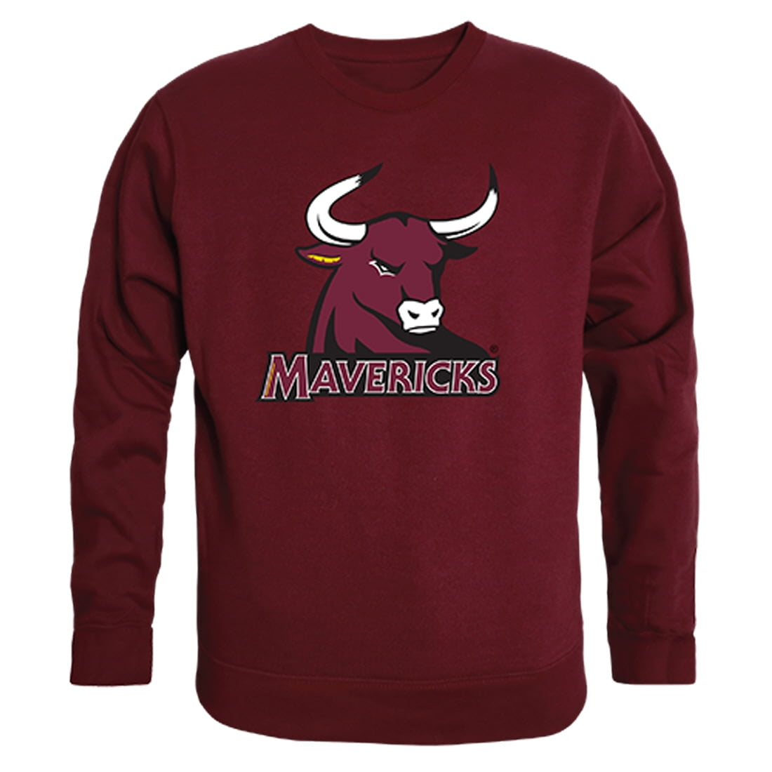 Colorado Mesa University Mavericks College Crewneck Sweatshirt - Maroon ...