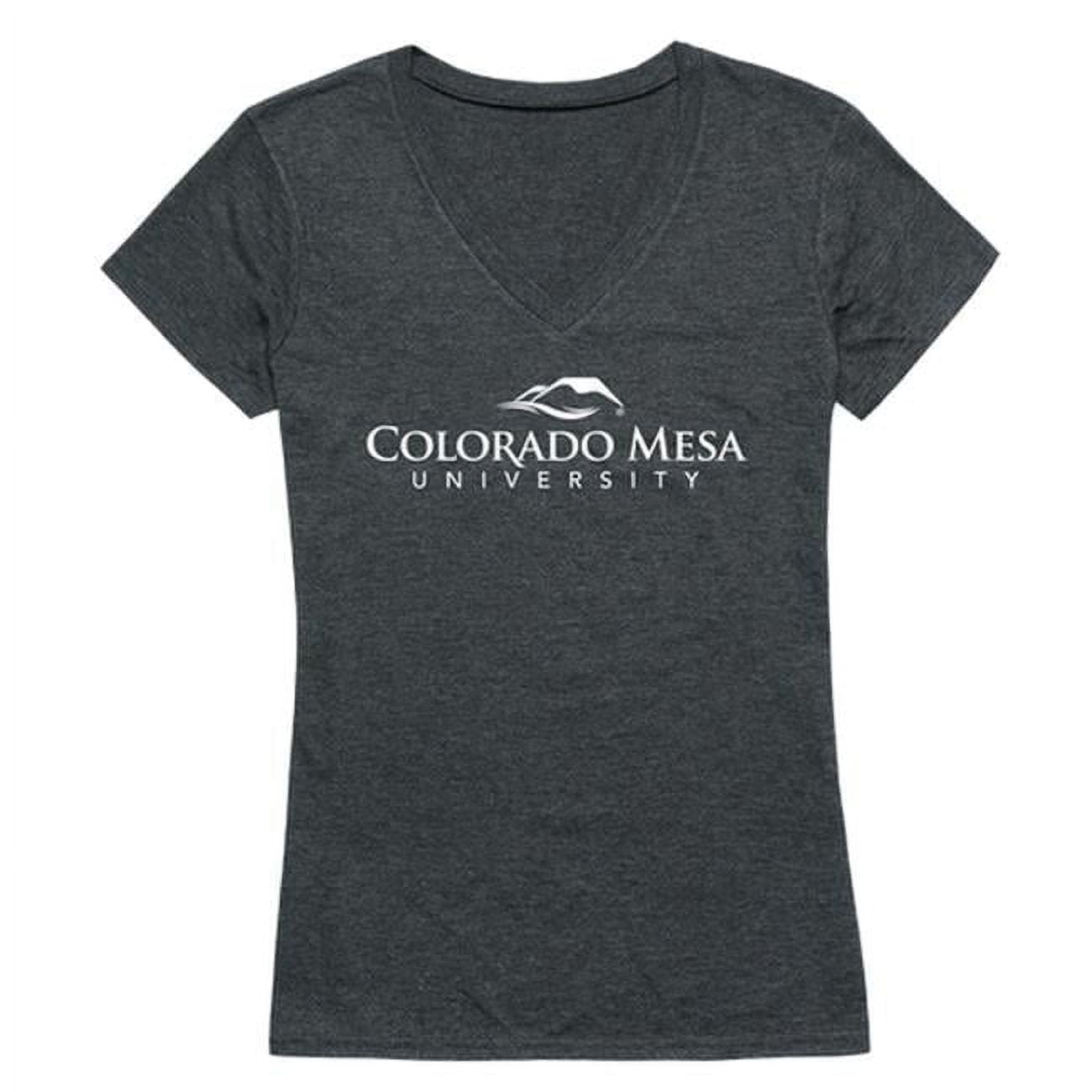 Colorado Mesa University Women Institutional T-Shirt, Heather Charcoal ...