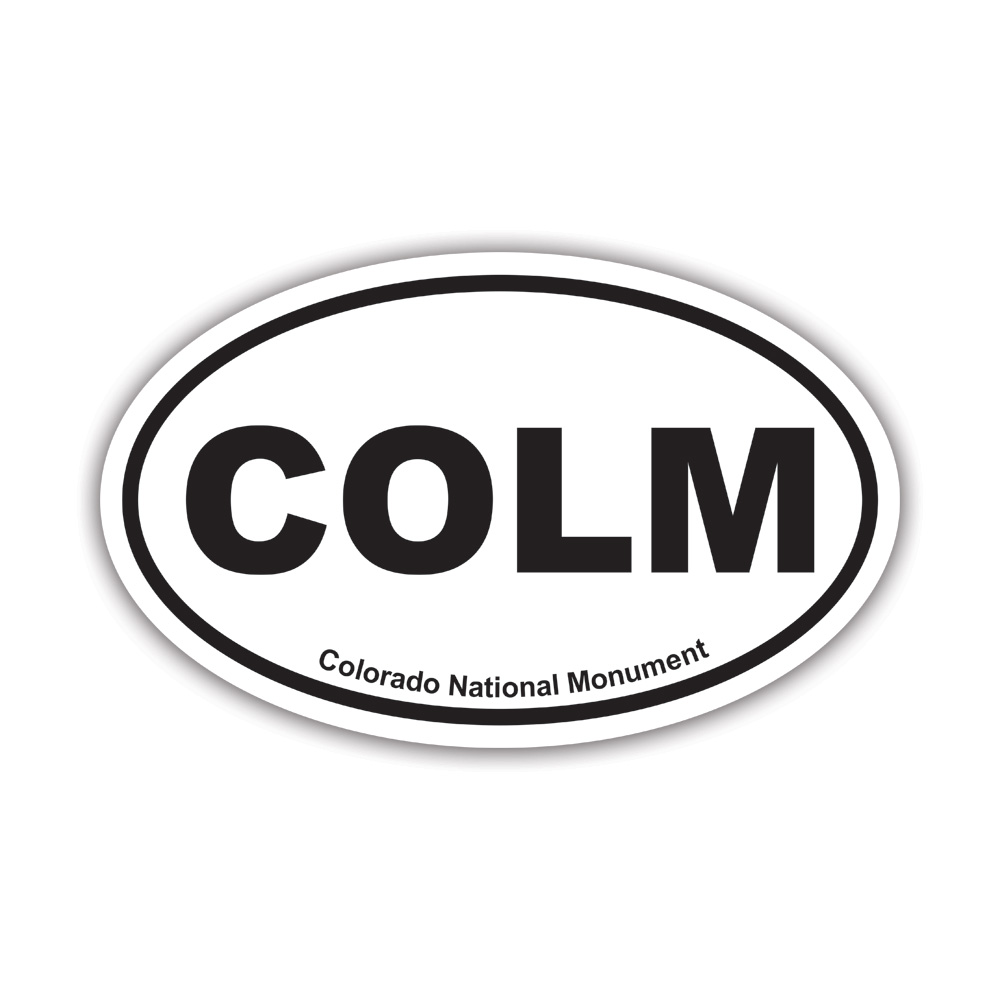 Colorado National Monument COLM Oval Sticker Decal - Self Adhesive ...