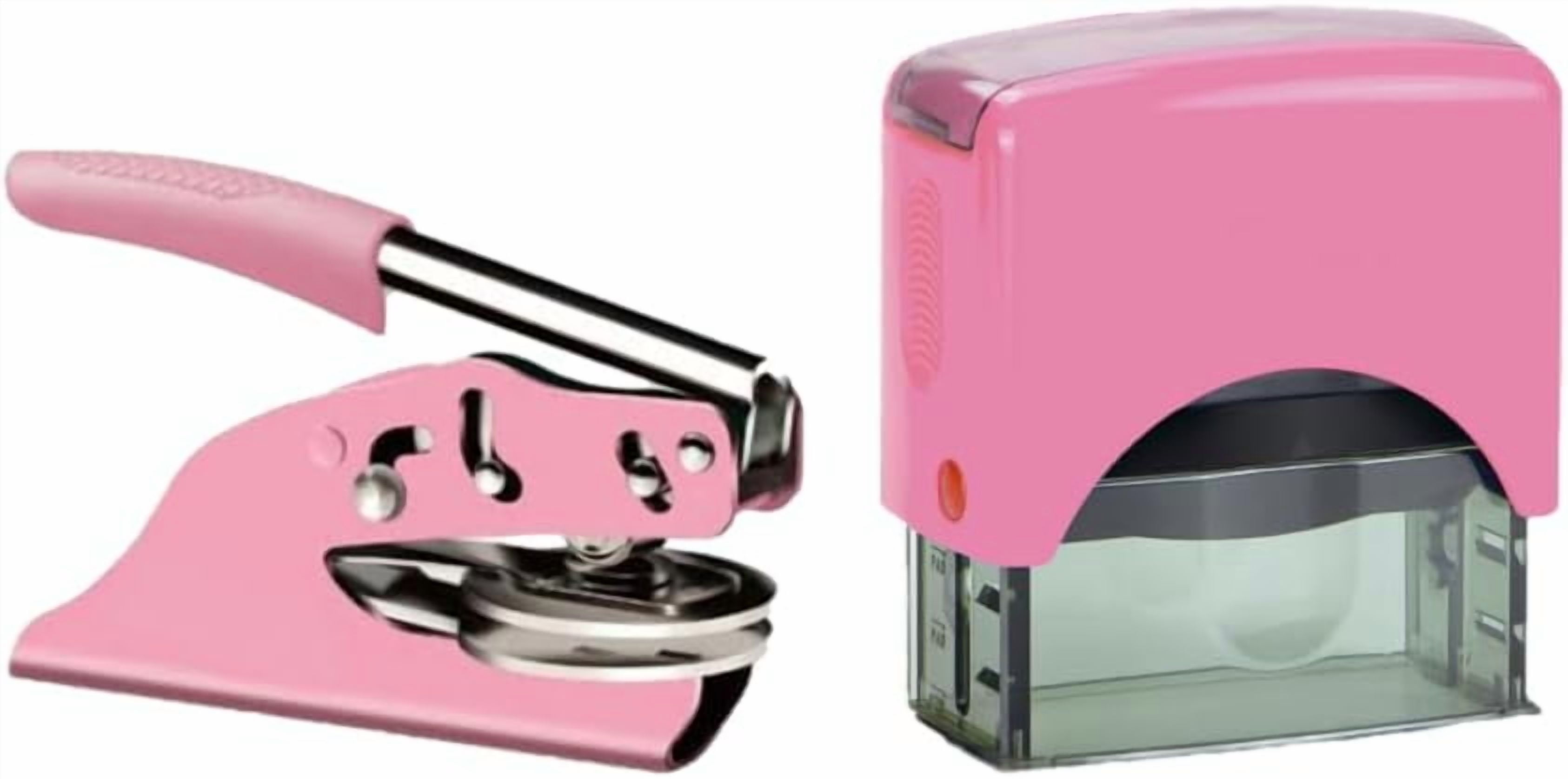 Colorado Notary Seal Embosser and Stamp Bundle | Premium Pink Embosser ...