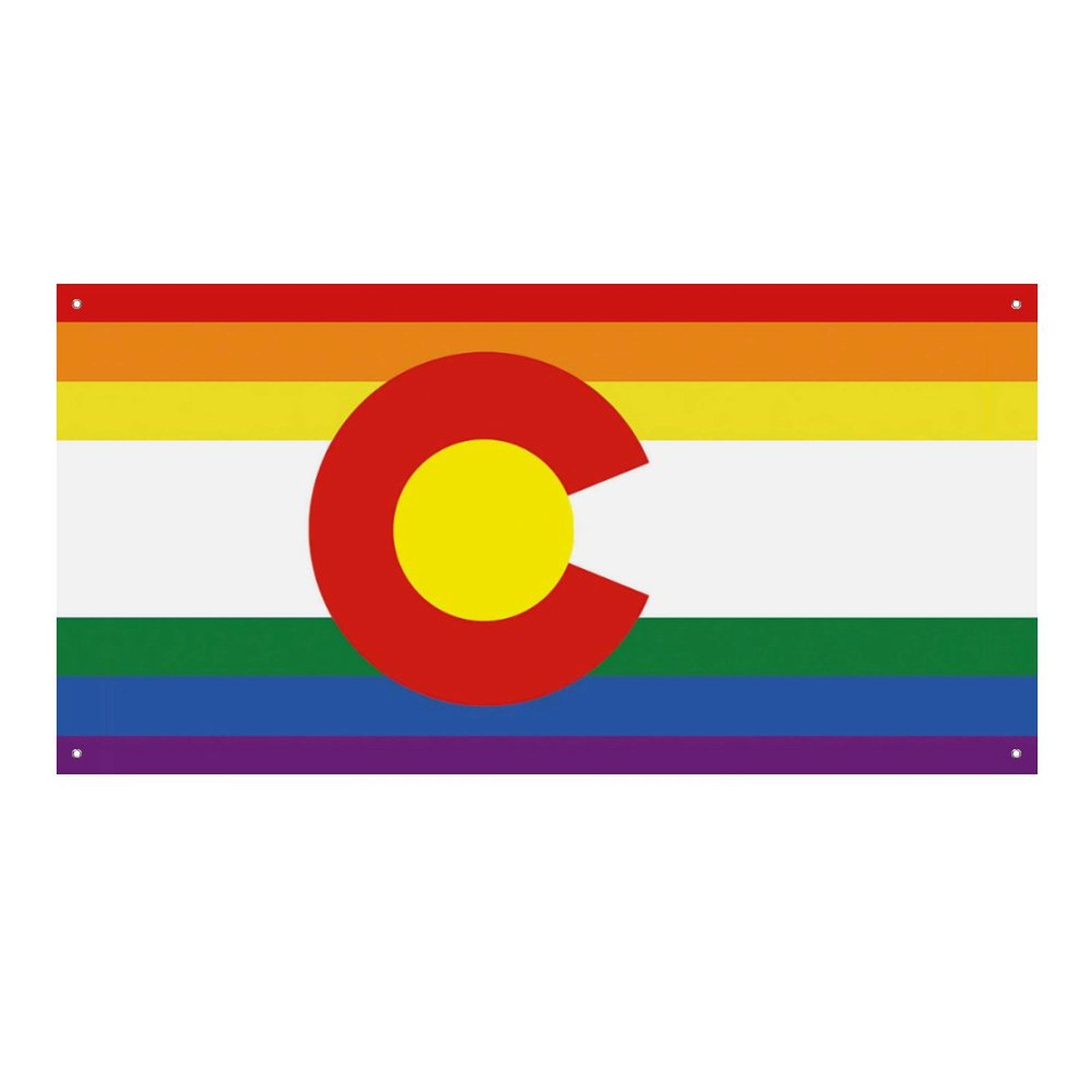 Colorado Pride Flag Banners Flag Hanging Backdrop Sign Wall Decoration ...