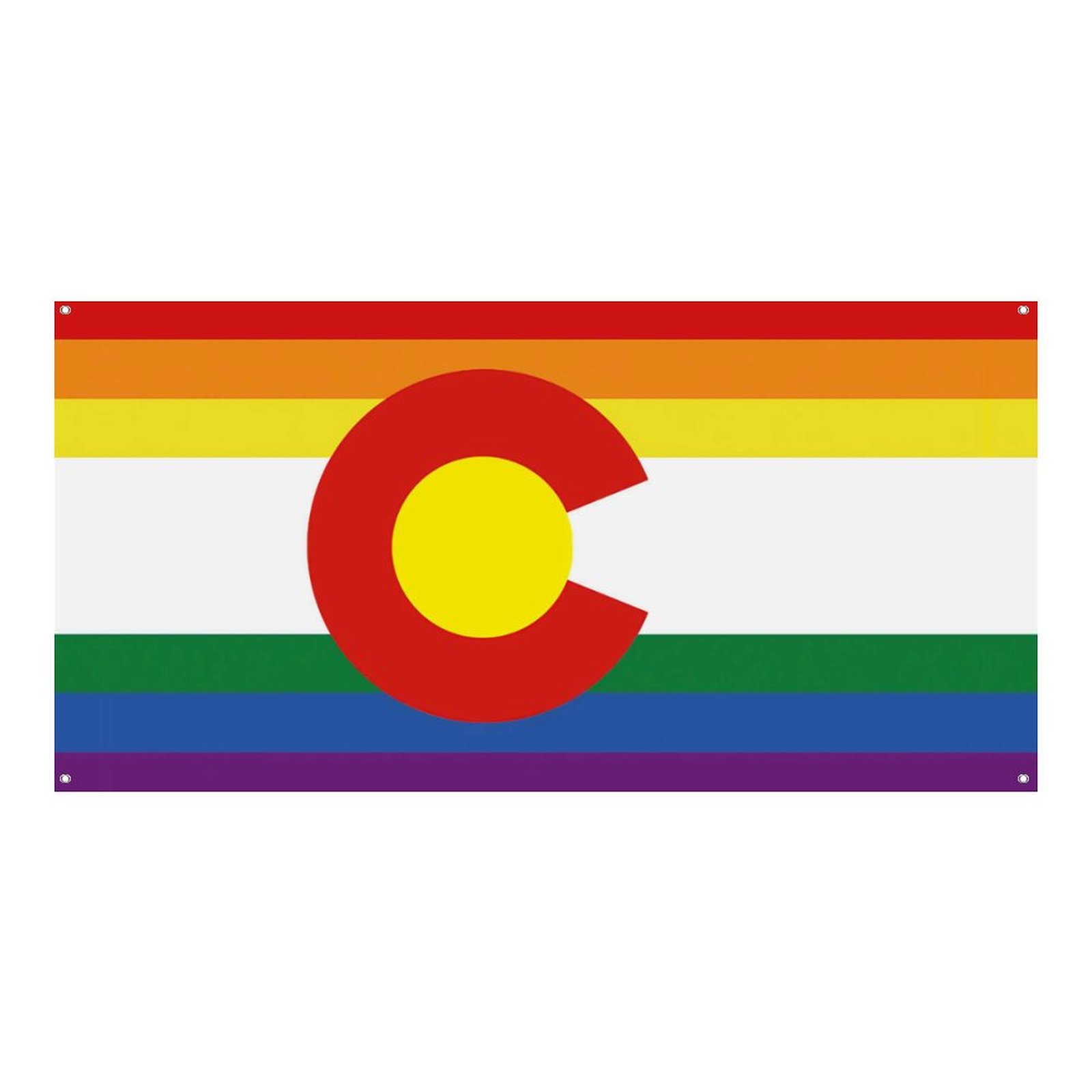 Colorado Pride Flag Banners Flag Hanging Backdrop Sign Wall Decoration ...