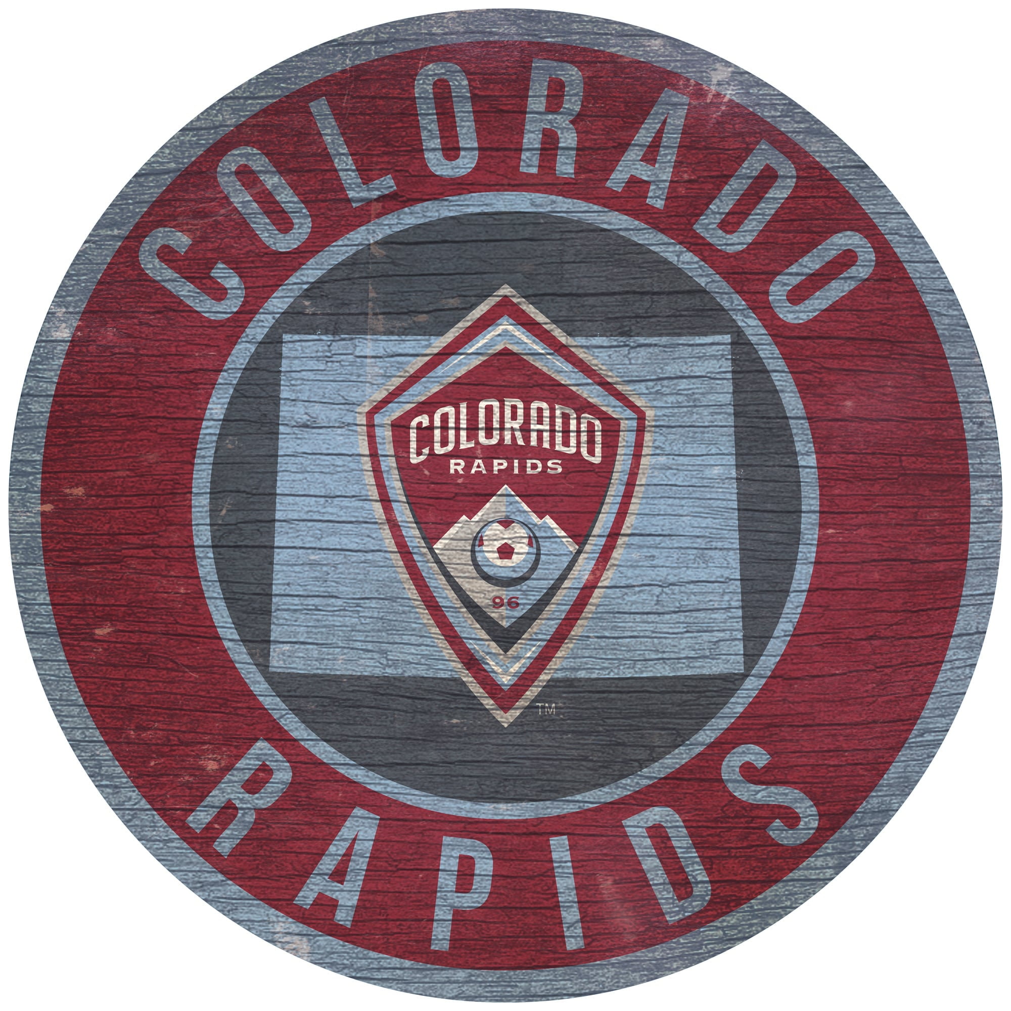 Colorado Rapids 12'' Circle State Sign - Walmart.com