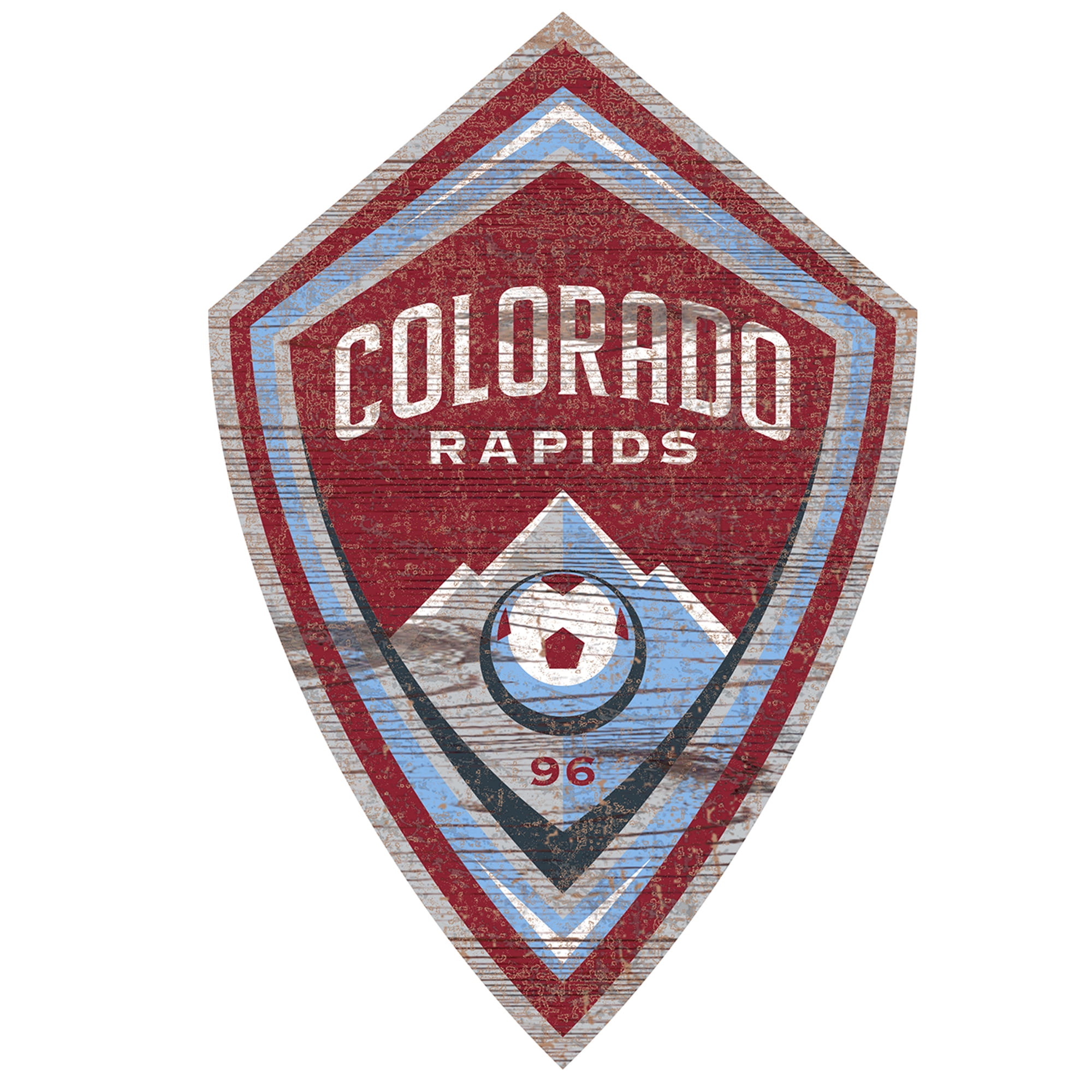 Colorado Rapids 24" Logo Cutout Sign - Walmart.com