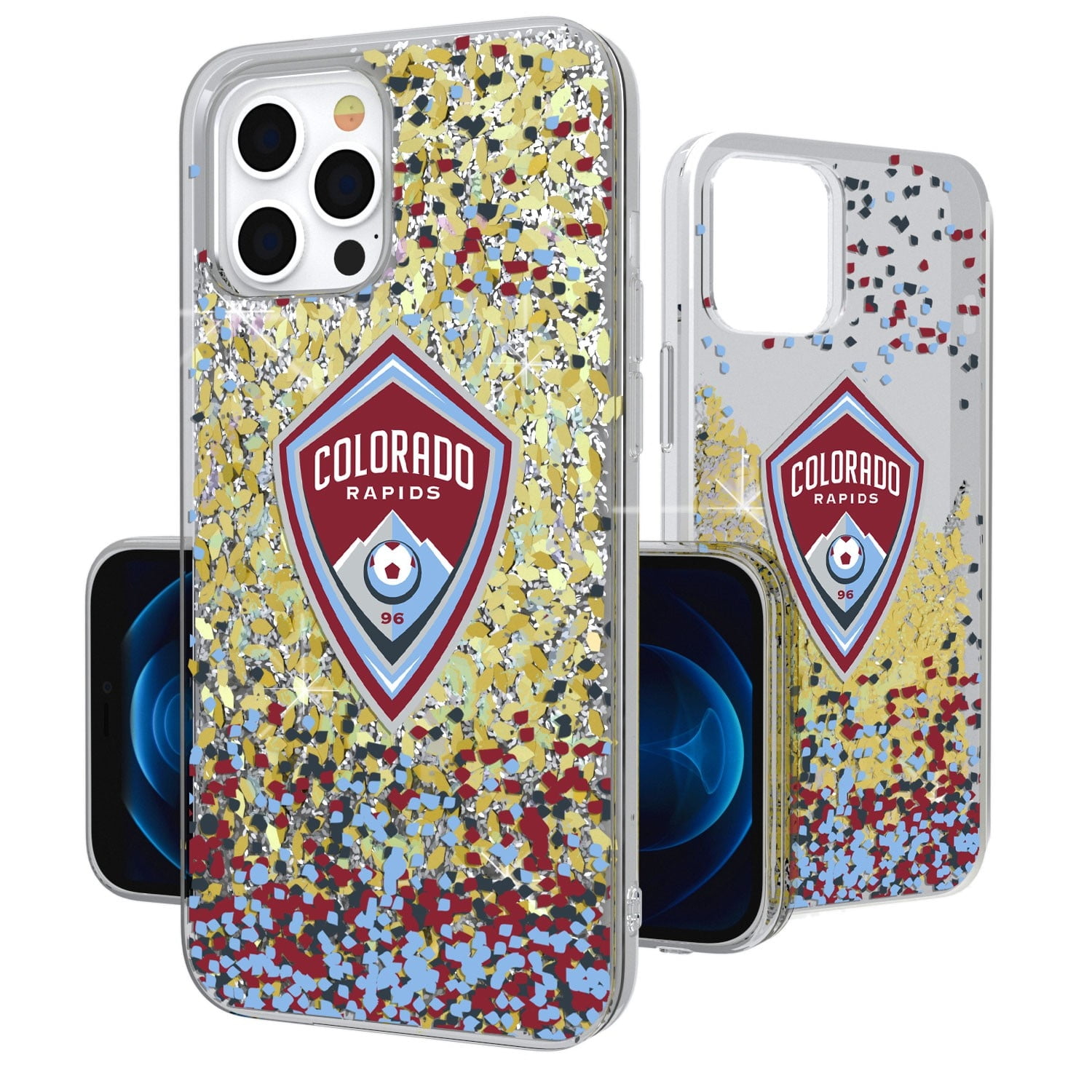 Colorado Rapids iPhone Confetti Glitter Design Case - Walmart.com