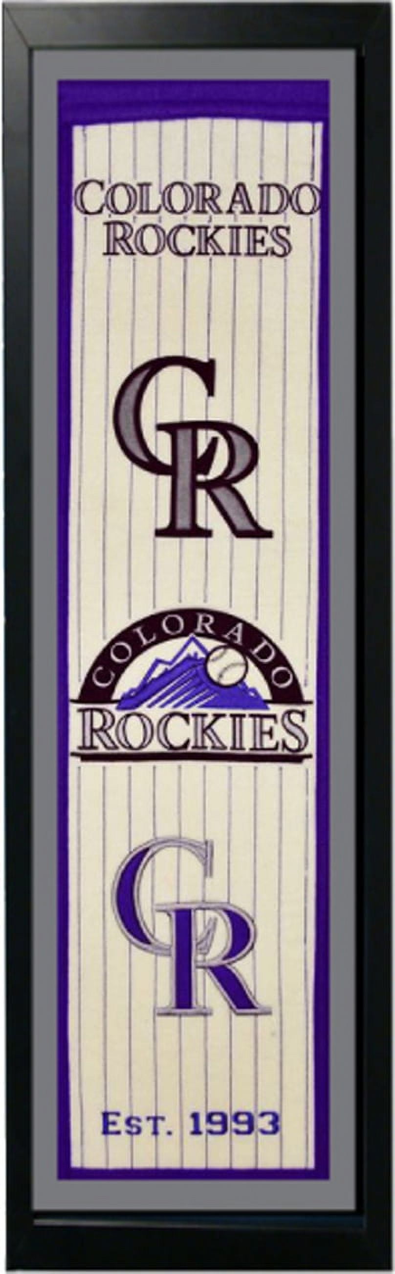 Colorado Baseball Logo History Felt Banner 14 x 37 - Walmart.com