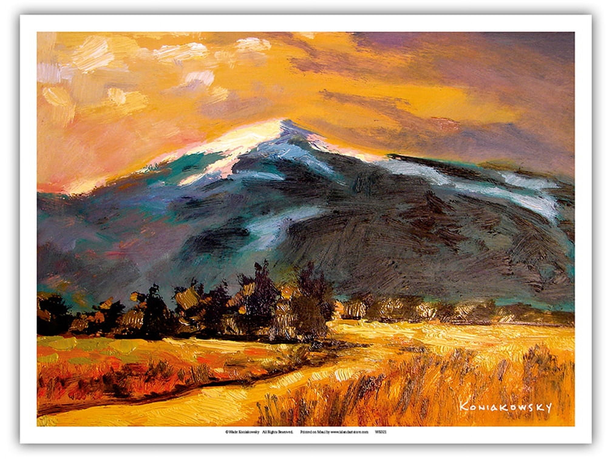 Colorado Rocky Mountains - From an Original Color Painting by Wade ...