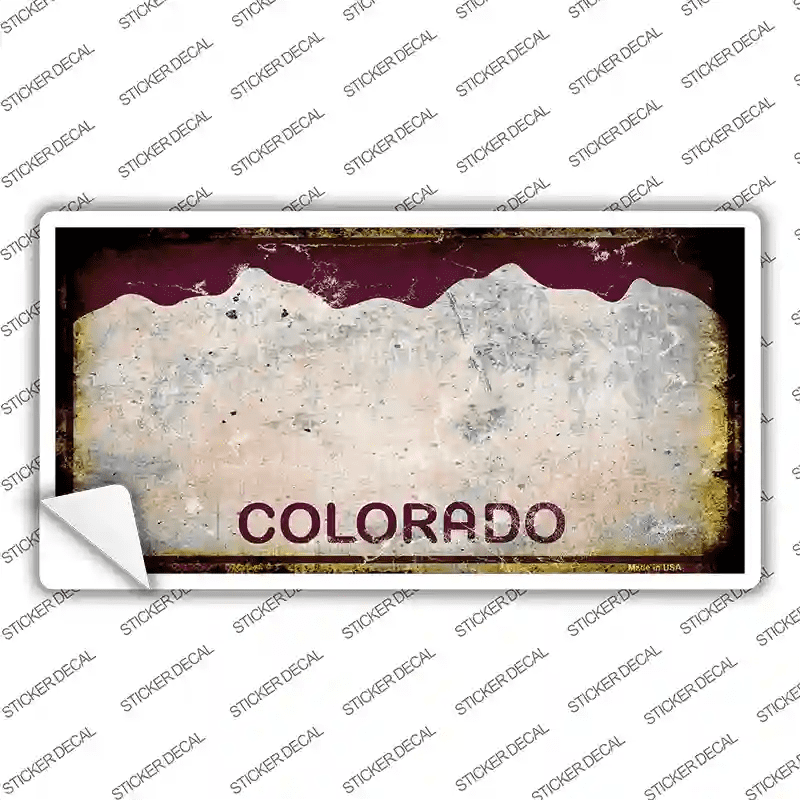 Colorado Rusty Novelty Sticker Decal Large - Walmart.com