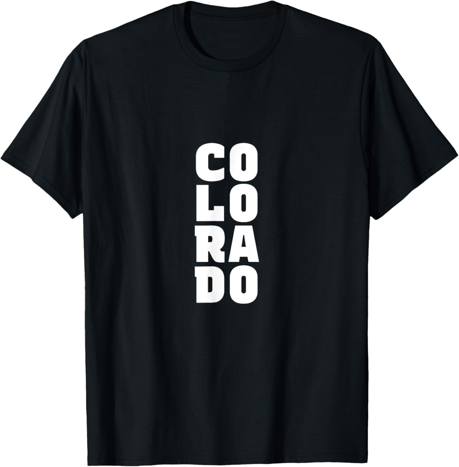 Colorado Souvenir - Coloradan Pride Letter Box Word Art T-Shirt men and ...