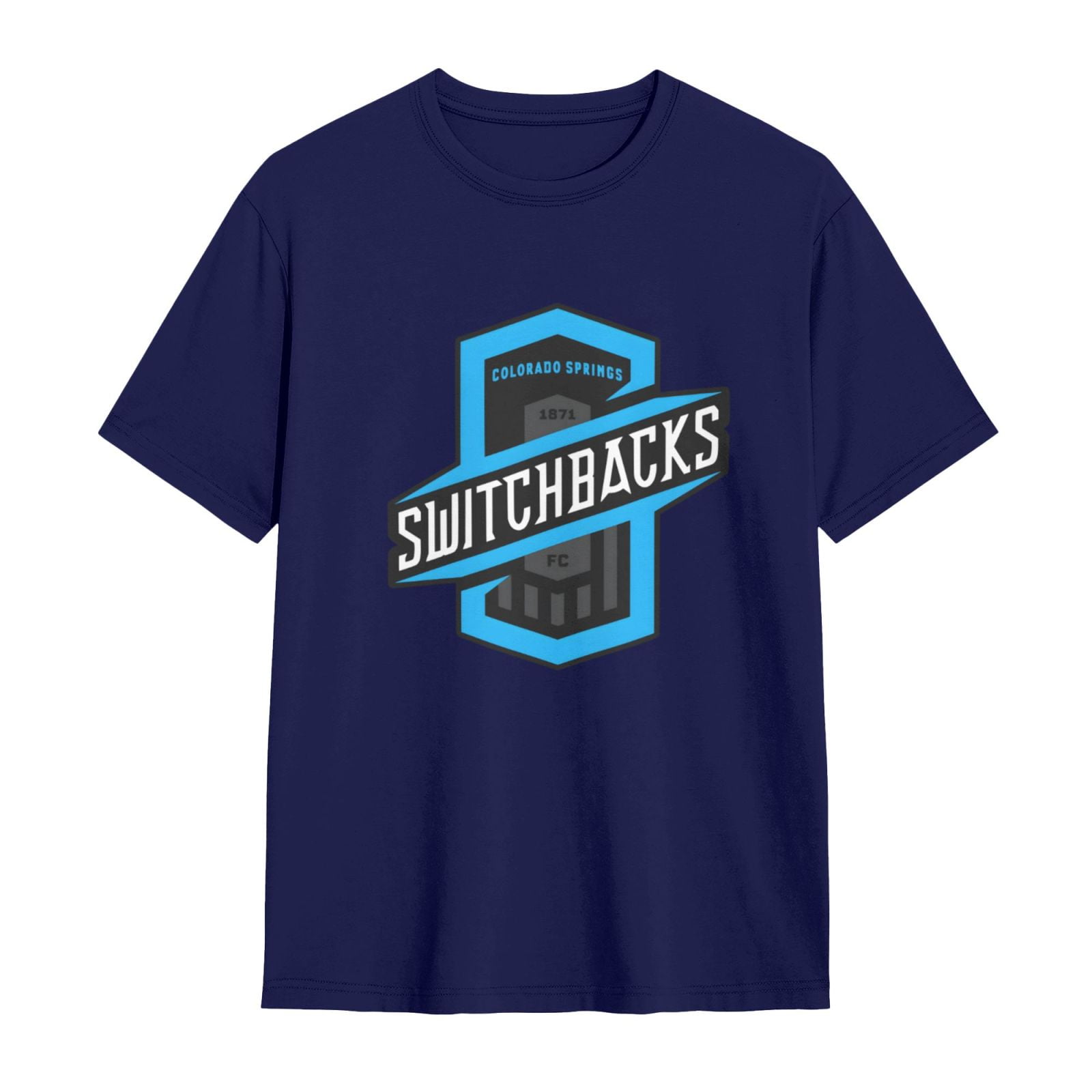 Colorado Springs Switchbacks Fc T-Shirt Casual Tee Shirts For Men Women ...