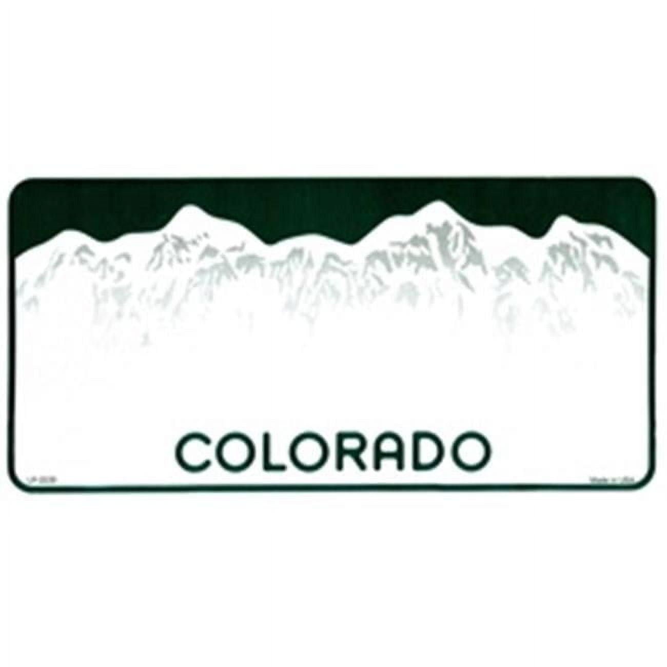 Colorado State Background Blanks Flat- Automotive License Plates Blanks ...